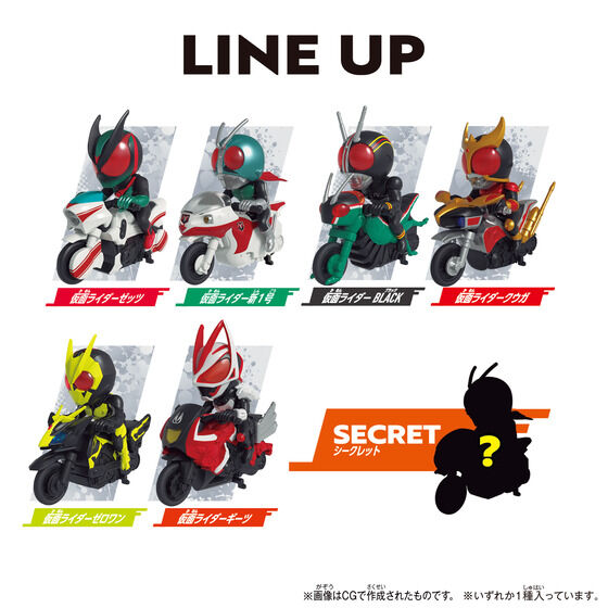 萬代《假面騎士》新系列「カッとびライダーBOOST!!」登場 迴力機車與塗裝人偶同步收錄 - Gachapolitan